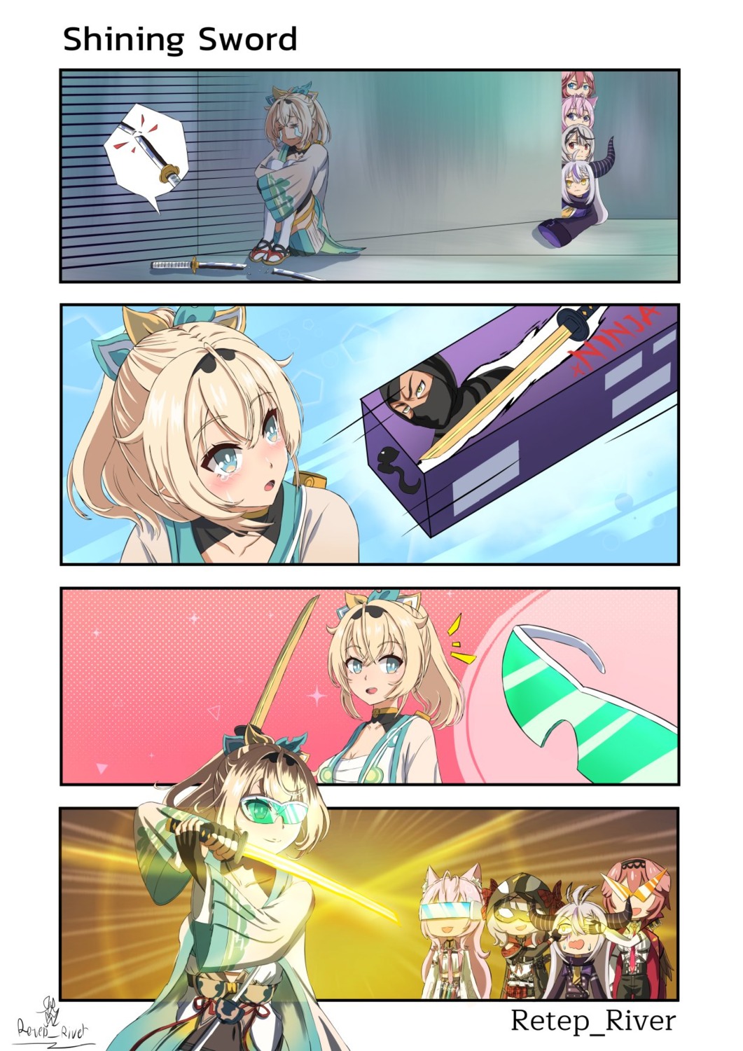 retep river hololive hakui koyori kazama iroha la+ darknesss sakamata chloe takane lui animal ...